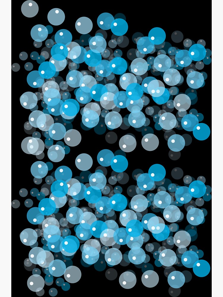 "Transparent Blue Bubble" Sticker for Sale by AI-Creation | Redbubble