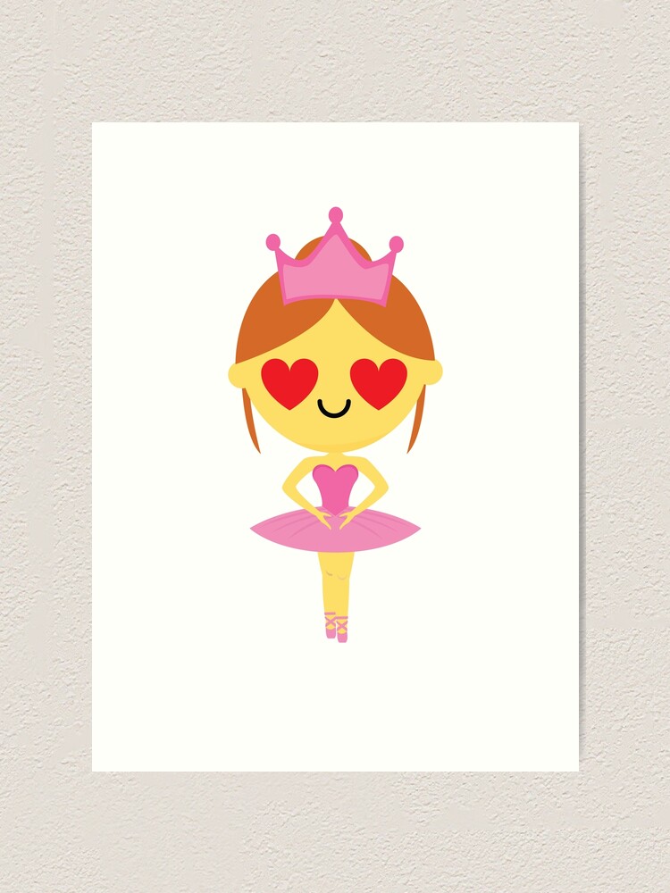 "Ballet Emoji " Art Print by HippoEmo | Redbubble
