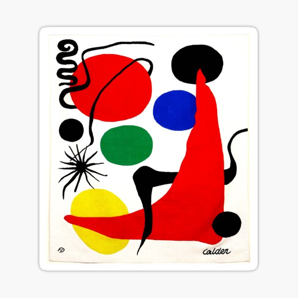 "Copy of alexander calder 67" Sticker for Sale by AZLAM | Redbubble