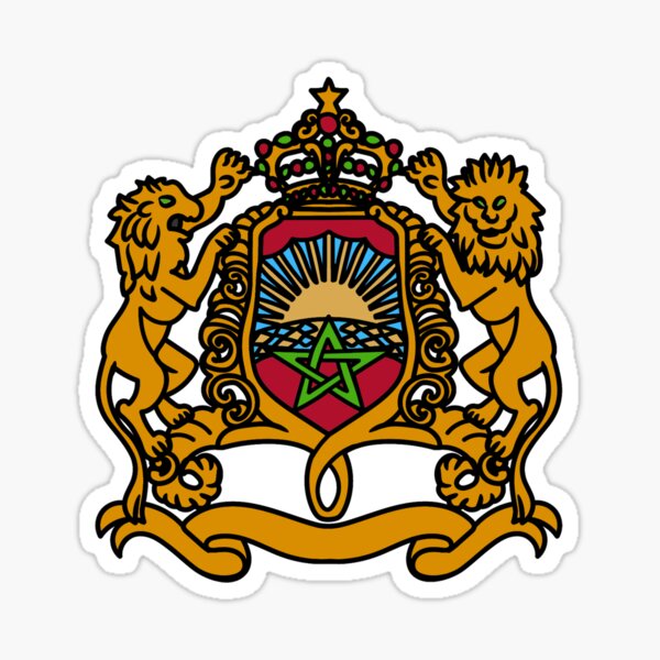 Pegatina «maillot marruecos - pasaporte marroquí. Símbolo de Marruecos ...