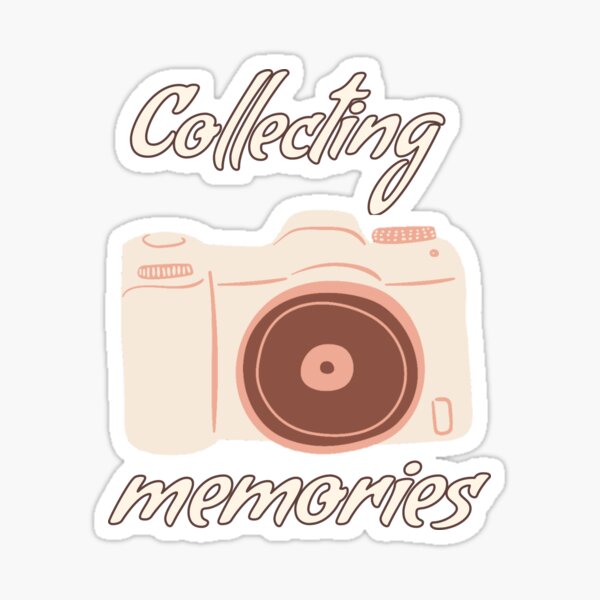 "Collecting memories" Sticker for Sale by Sakshi-S | Redbubble