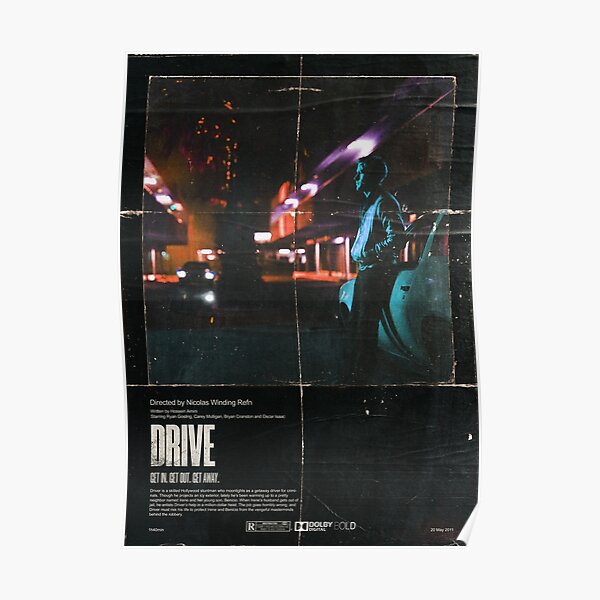 "Drive Vintage Movie" Poster for Sale by GenerateArtAI | Redbubble
