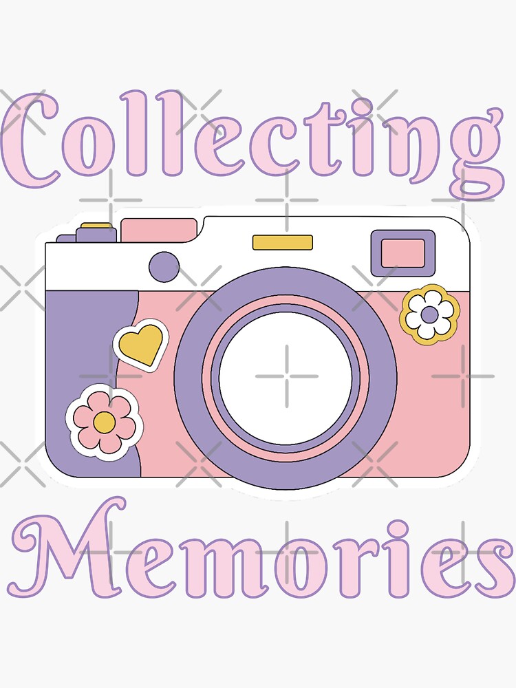 "Collecting memories" Sticker for Sale by Sakshi-S | Redbubble
