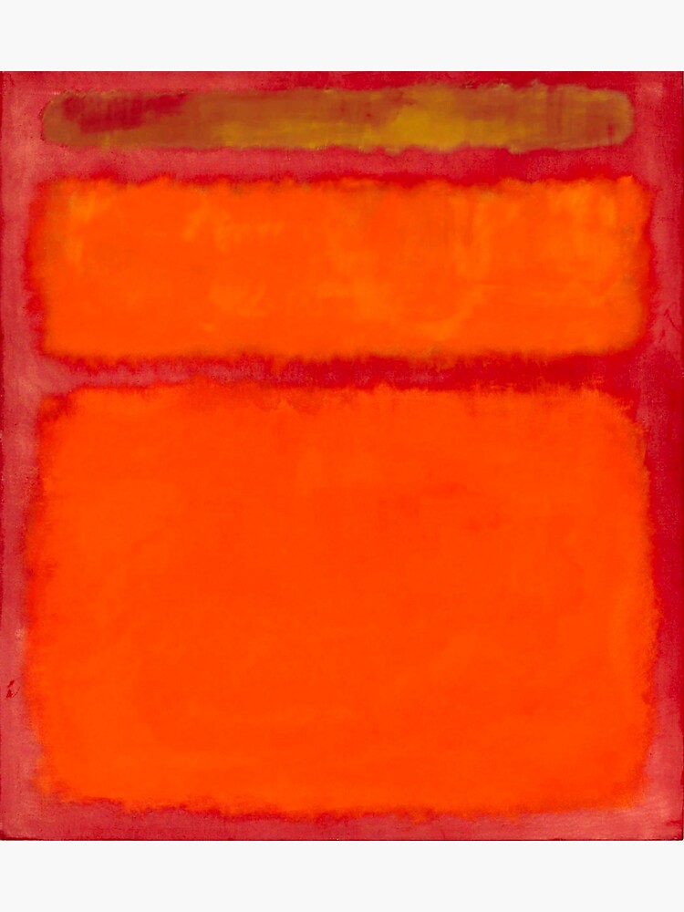 "mark rothko 083" Sticker for Sale by AZLAM | Redbubble