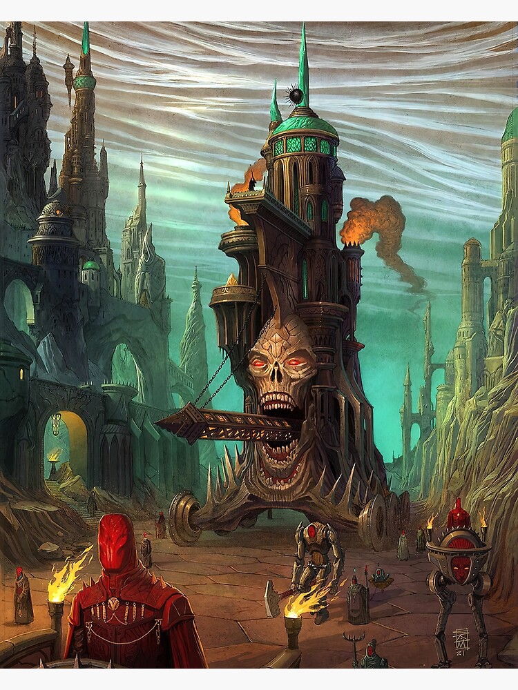 "Scary Tower" Poster for Sale by Najera-Lemes | Redbubble