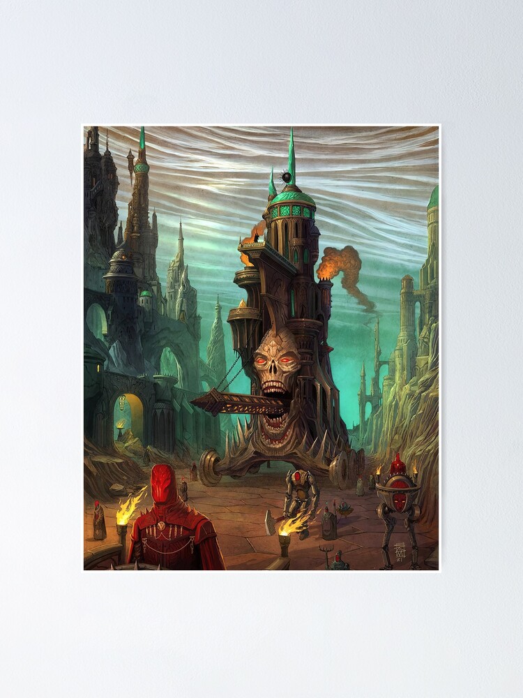 "Scary Tower" Poster for Sale by Najera-Lemes | Redbubble