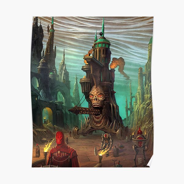 "Scary Tower" Poster for Sale by Najera-Lemes | Redbubble
