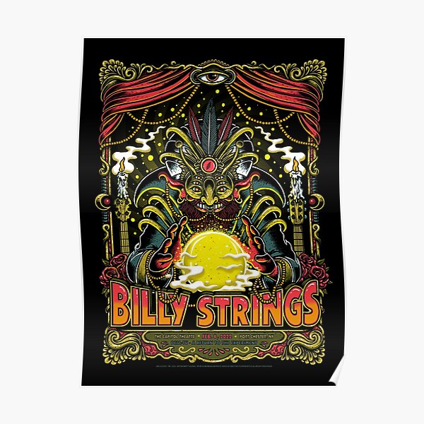 "Billy Strings American guitarist bluegrass musician" Poster for Sale by rockvintageshop | Redbubble