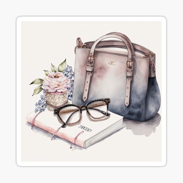 "Dior bag and dior glasses" Sticker for Sale by Edelwin | Redbubble