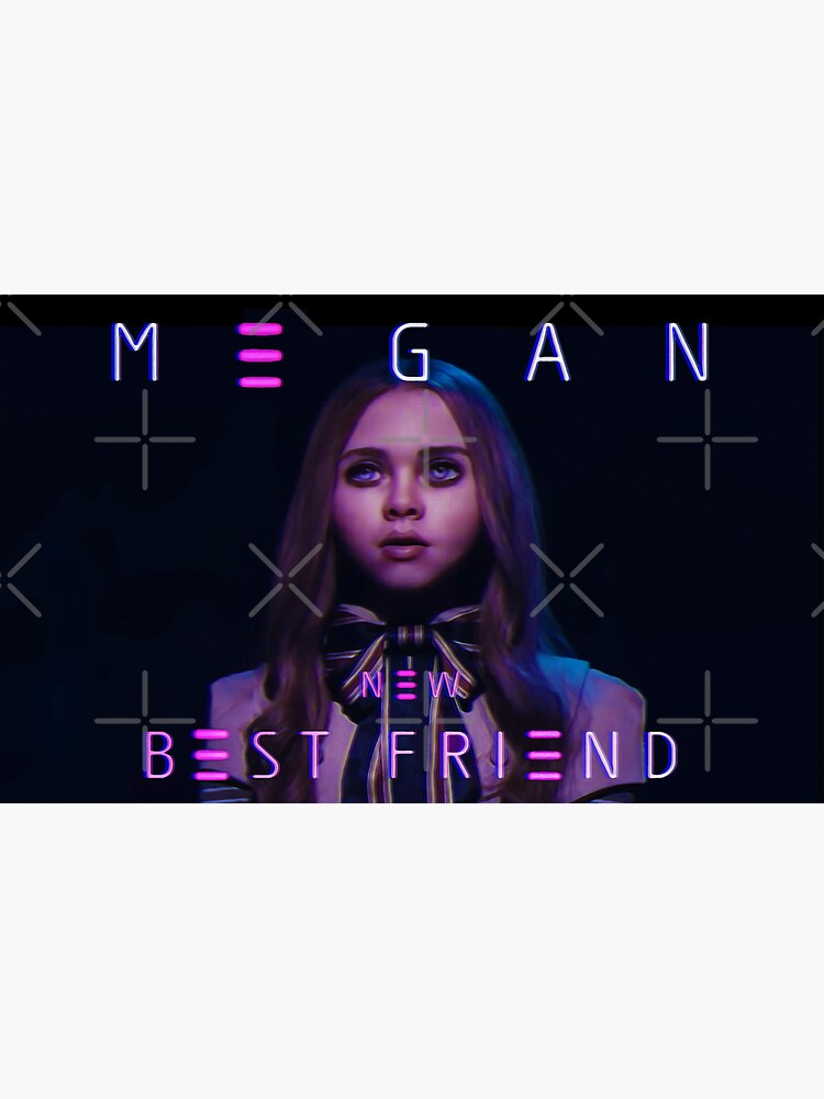 "M3GAN: NEW BEST FRIEND " Sticker for Sale by CulturePopPop | Redbubble