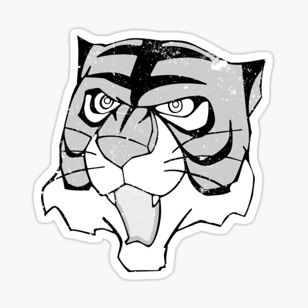 "UOMO TIGRE - Tiger man" Sticker for Sale by DAKAstudio | Redbubble