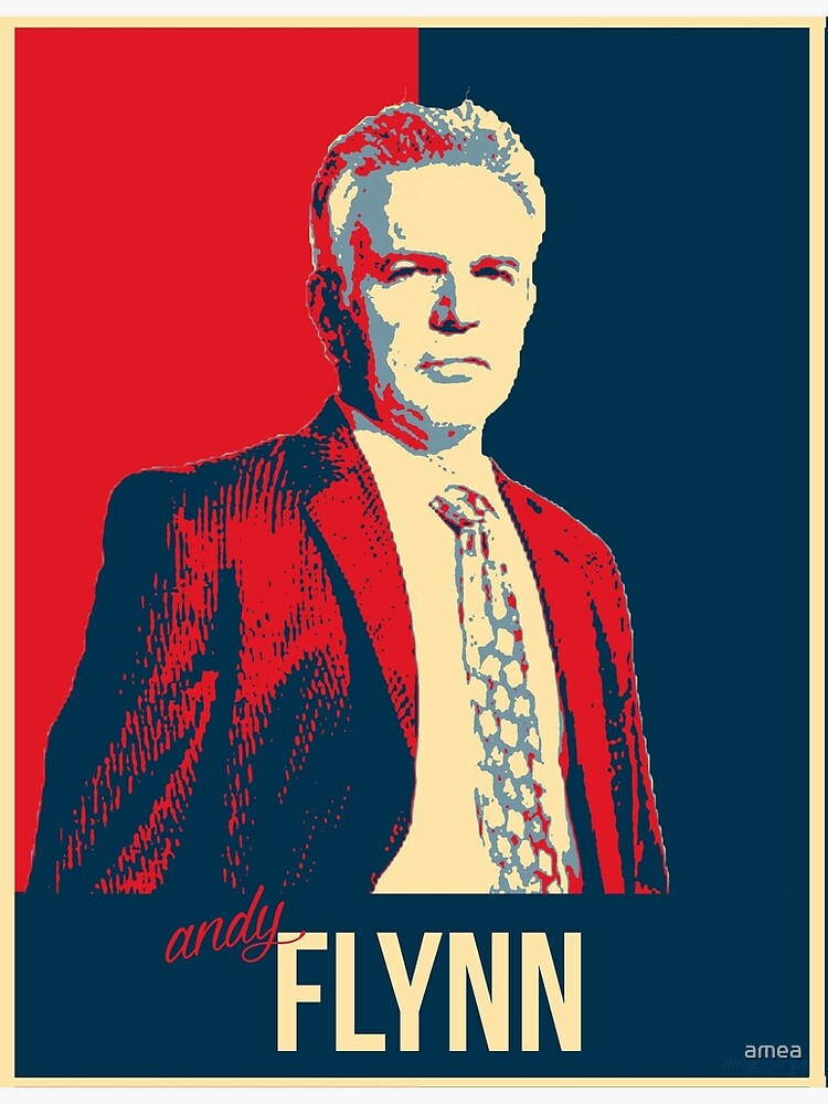 "Major Crimes; Andy Flynn - Hope Poster" Art Print by amea | Redbubble