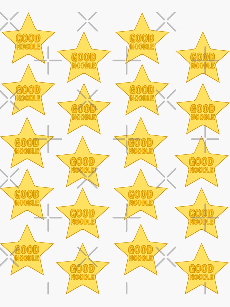 "20 Good Noodle Award Stars pack - Noodle Award STAR funny cartoon ...