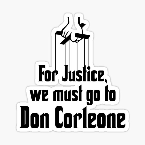 "the godfather movie quote" Sticker for Sale by veumdarrion4 | Redbubble