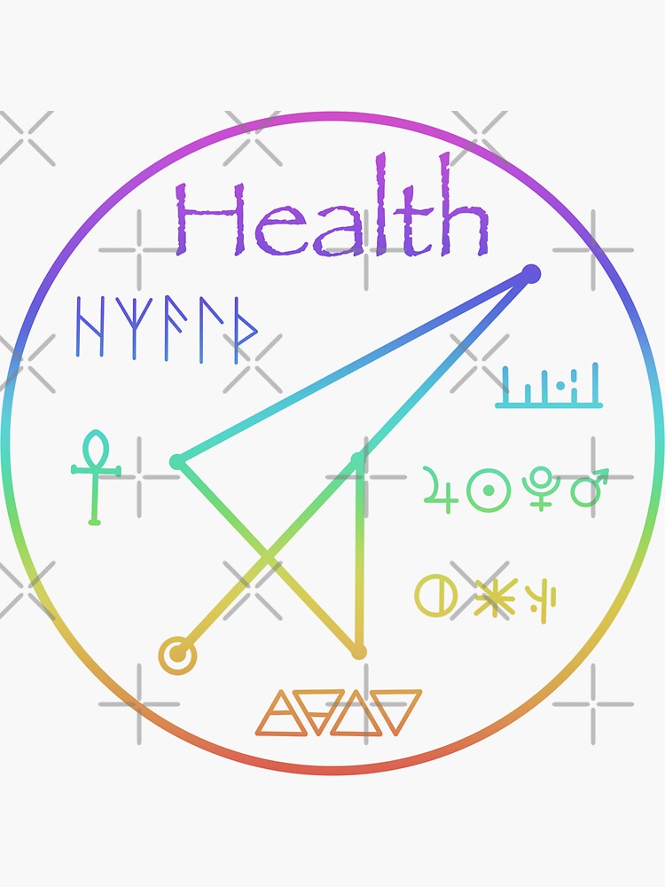 "Health talisman rainbow" Sticker for Sale by secretmagic | Redbubble