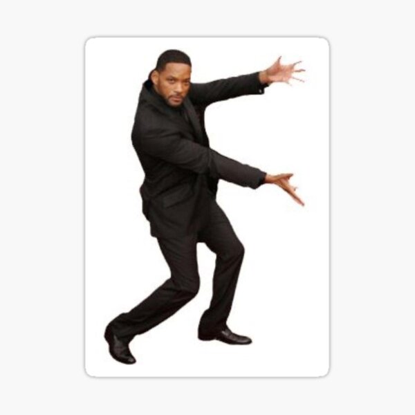 "Will Smith Tada meme" Sticker for Sale by AllisonT07 | Redbubble