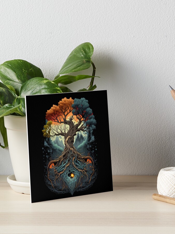 "Yggdrasil Tree" Art Board Print for Sale by XPoz | Redbubble