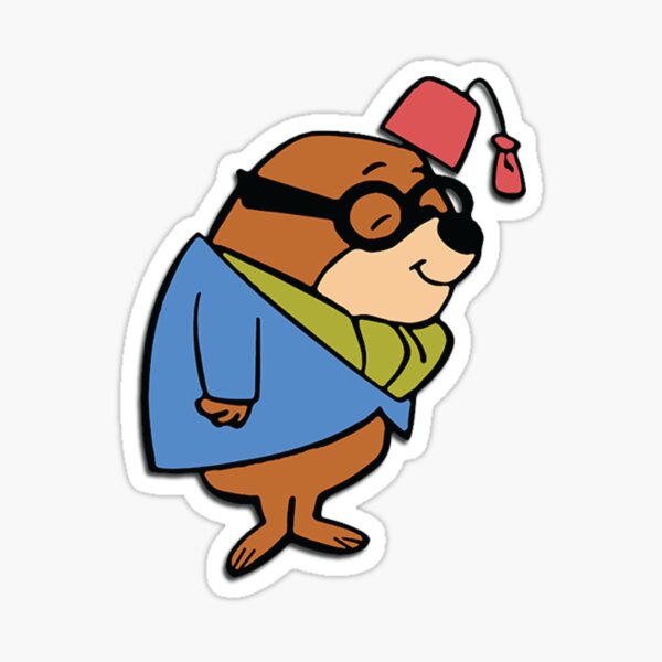 "Secret Squirrel And Morocco Mole" Sticker for Sale by Folkmar | Redbubble