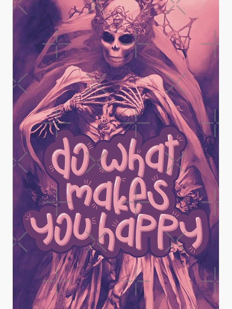 "Goth Motivation " Sticker for Sale by HauntedWitch | Redbubble