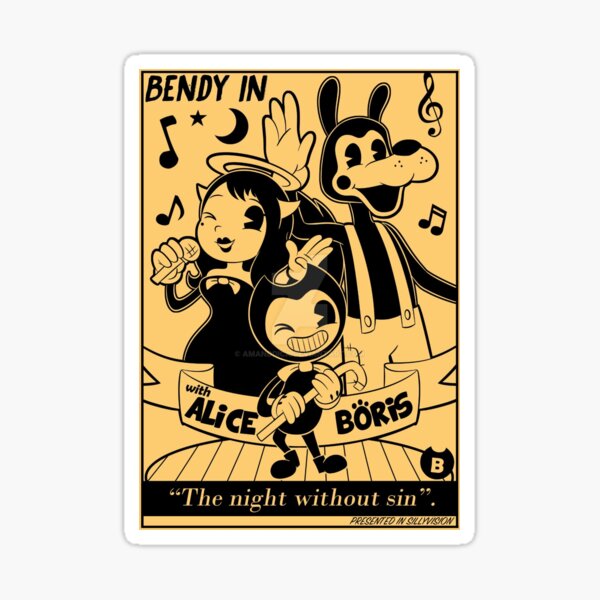 "BATIM Poster #1" Sticker for Sale by EdgeL0rd101 | Redbubble