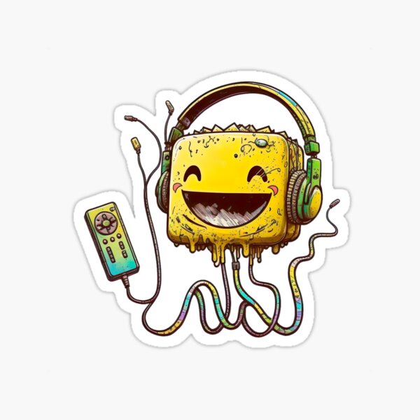 "Melty Smiley Face" Sticker for Sale by deliciousrecart | Redbubble