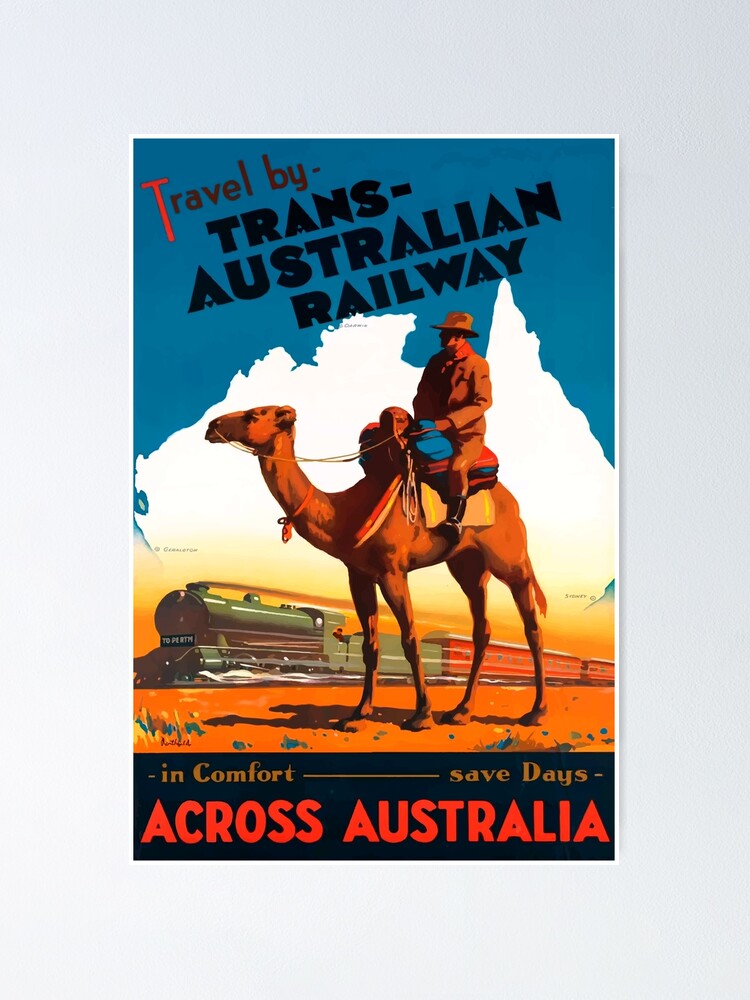 "Australian Railway Poster" Poster for Sale by BreadOlives | Redbubble
