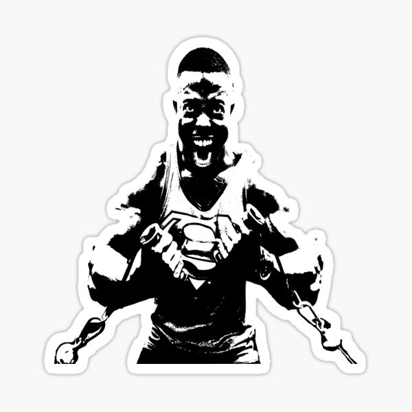 "DA BEAST" Sticker for Sale by 1MILLIONPUSHUPS | Redbubble