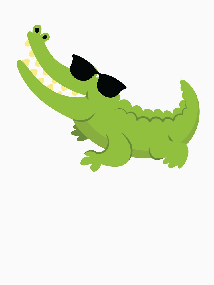 "Crocodile Emoji " T-shirt by HippoEmo | Redbubble