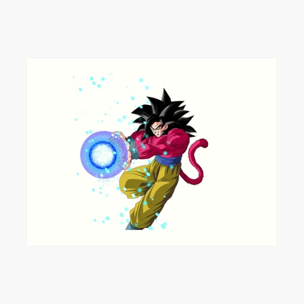 "Goku SSJ4 Kamehameha" Art Print for Sale by TavPictures | Redbubble