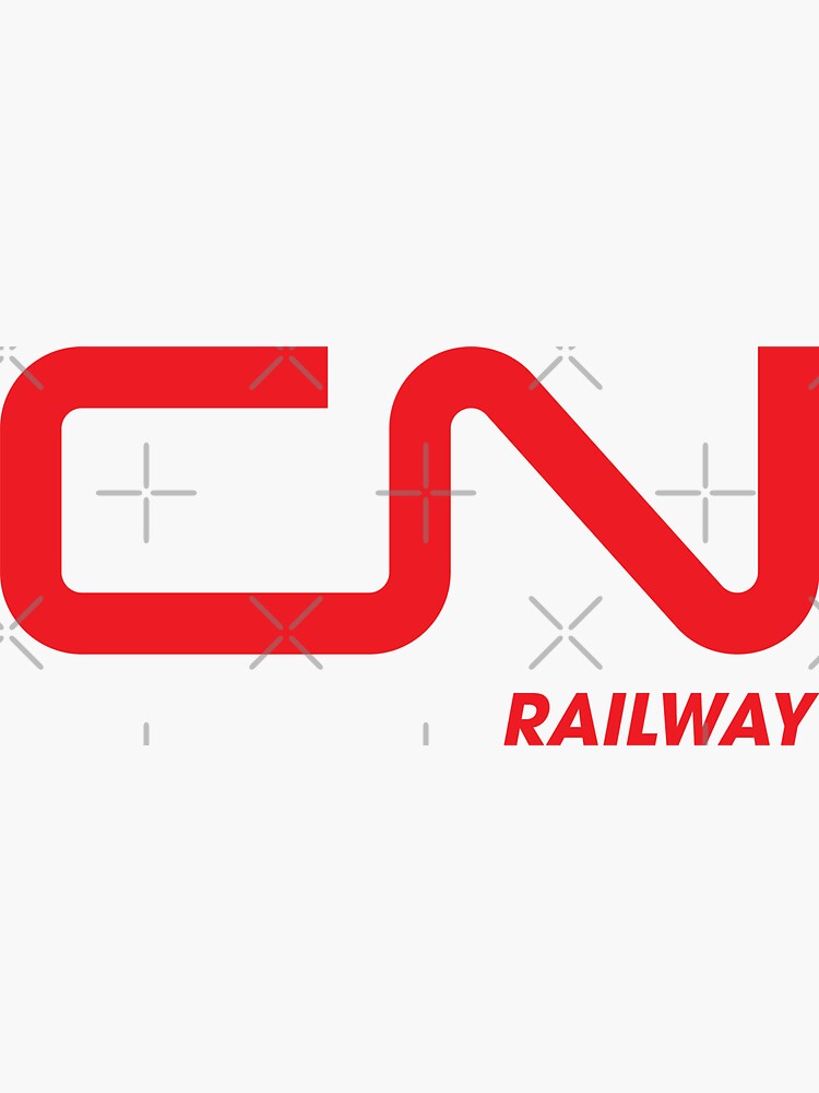 "CN Railway - Canadian National Railway" Sticker for Sale by skyink ...