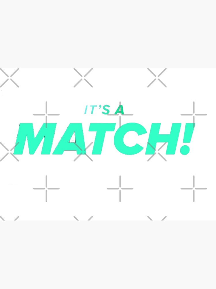 "It's a match Tinder" Poster for Sale by RooksCollection | Redbubble