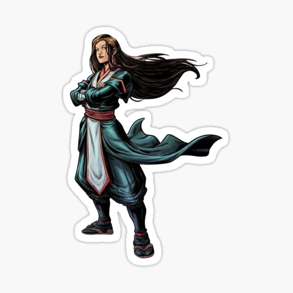 "Woman Ninja Warrior " Sticker for Sale by efoze | Redbubble