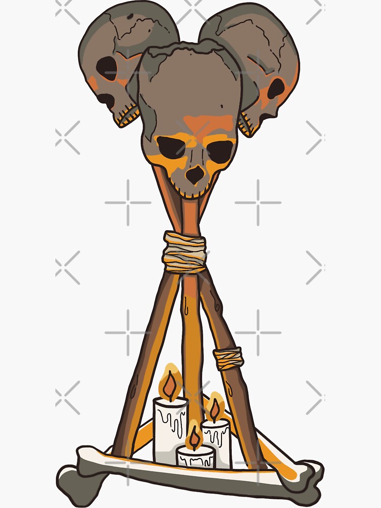 "Hex Totem Dead By Daylight" Sticker for Sale by AnyhooStudio | Redbubble