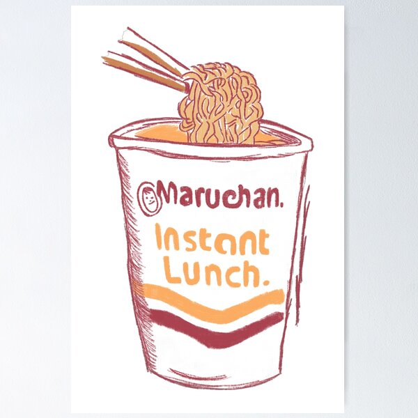 "Maruchan Ramen Noodles" Poster for Sale by TonyStank | Redbubble
