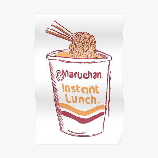 "Maruchan Ramen Noodles" Poster for Sale by TonyStank | Redbubble
