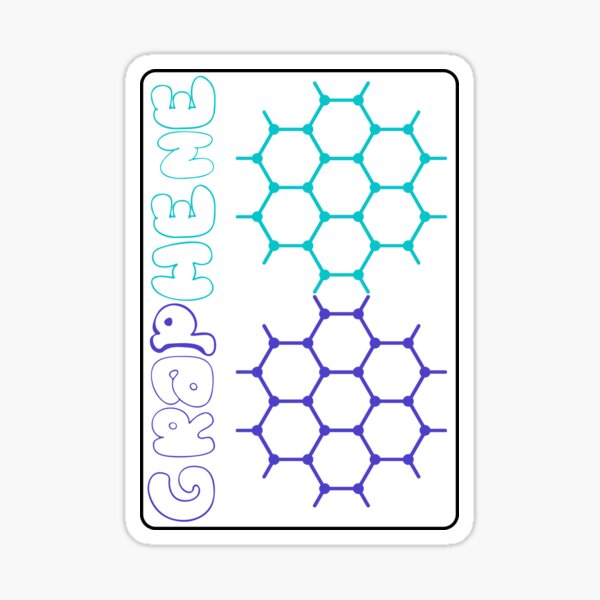"Graphene Doodle letter art" Sticker for Sale by Marsquake | Redbubble