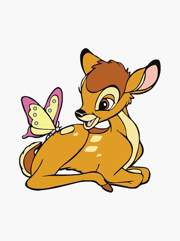 "Bambi" Sticker for Sale by plane31 | Redbubble