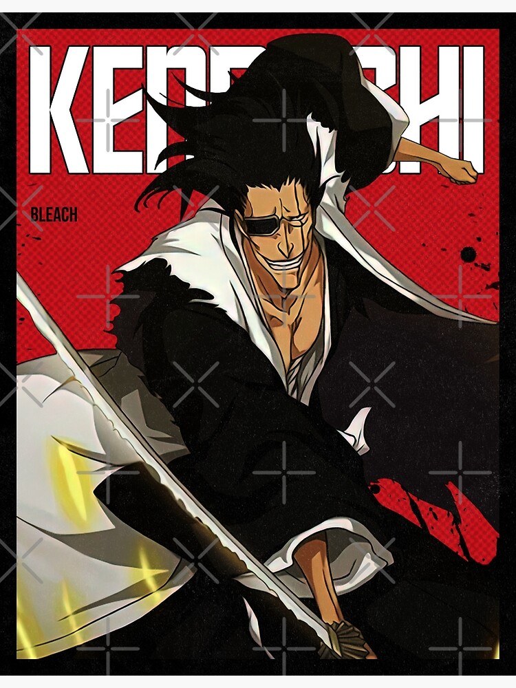 Shinigami Captain Red Comic Design Poster For Sale By Ikaxii Redbubble