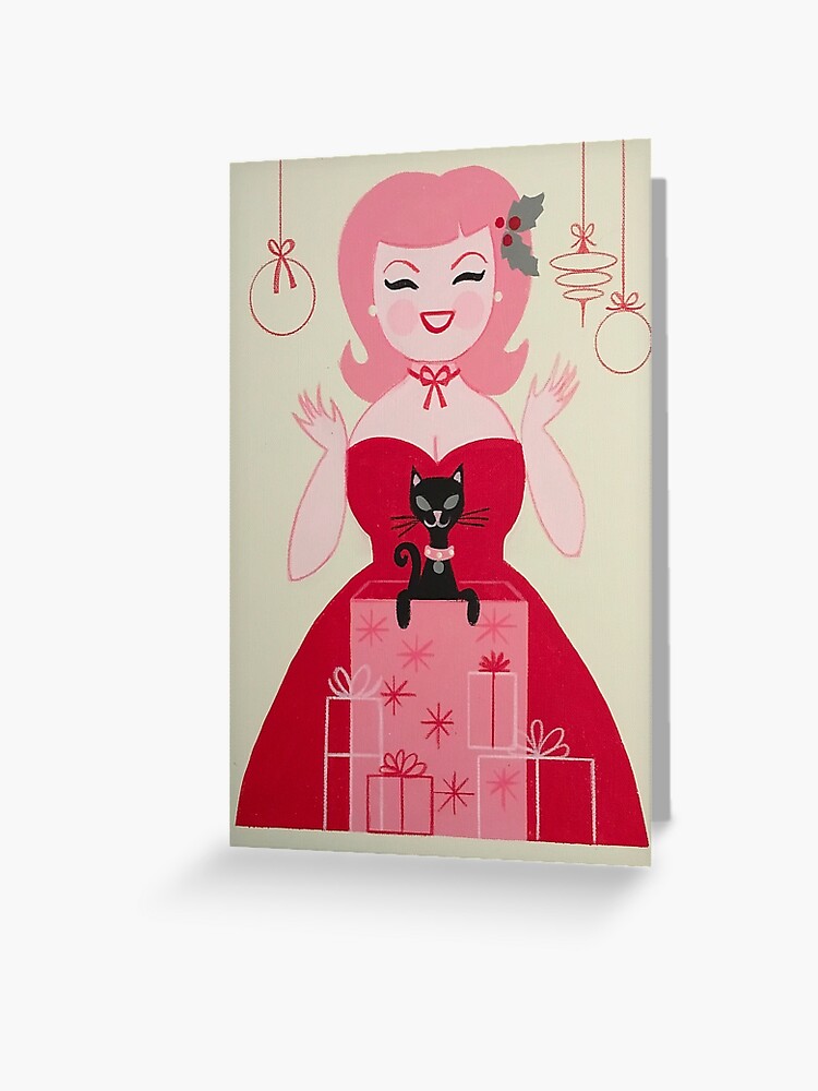 "Holiday Delight" Greeting Card for Sale by elgatogomez | Redbubble