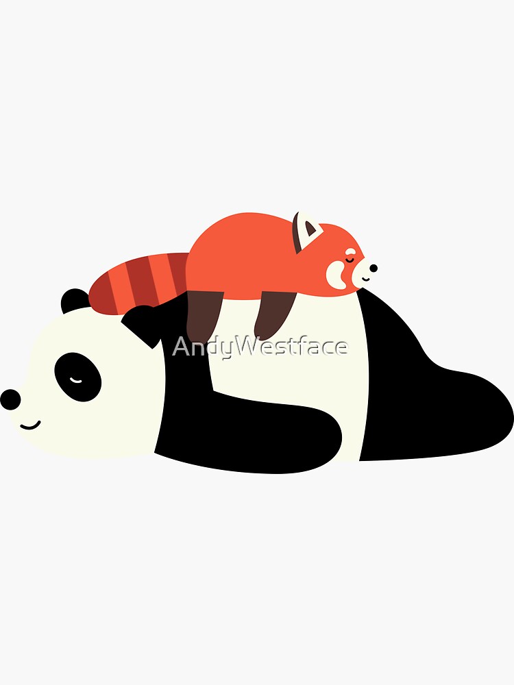 "Panda Mood" Sticker for Sale by AndyWestface | Redbubble