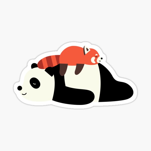 "Panda Mood" Sticker for Sale by AndyWestface | Redbubble