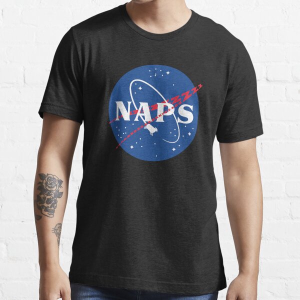 "NAPS Funny NASA Logo " T-shirt for Sale by Swag-Dealer | Redbubble ...