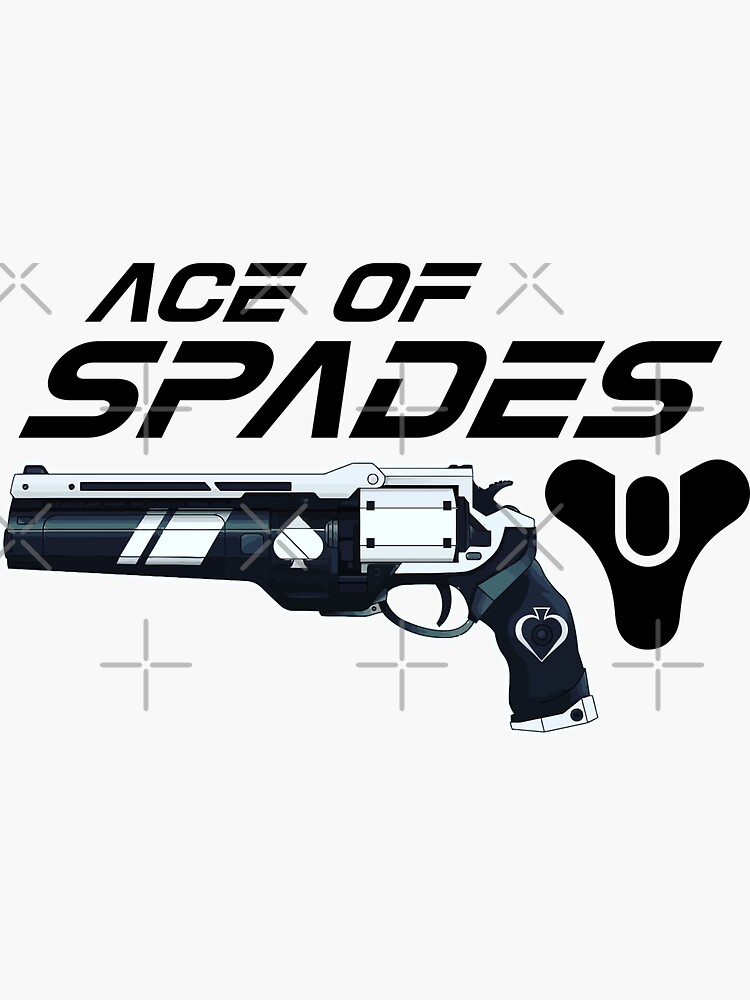 "Destiny 2 Cayde 6 Ace of Spades" Sticker for Sale by ElonMuskDesigns ...