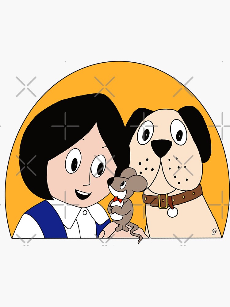 "Mary, Mungo and Midge (fan art)" Sticker for Sale by GarryVaux | Redbubble