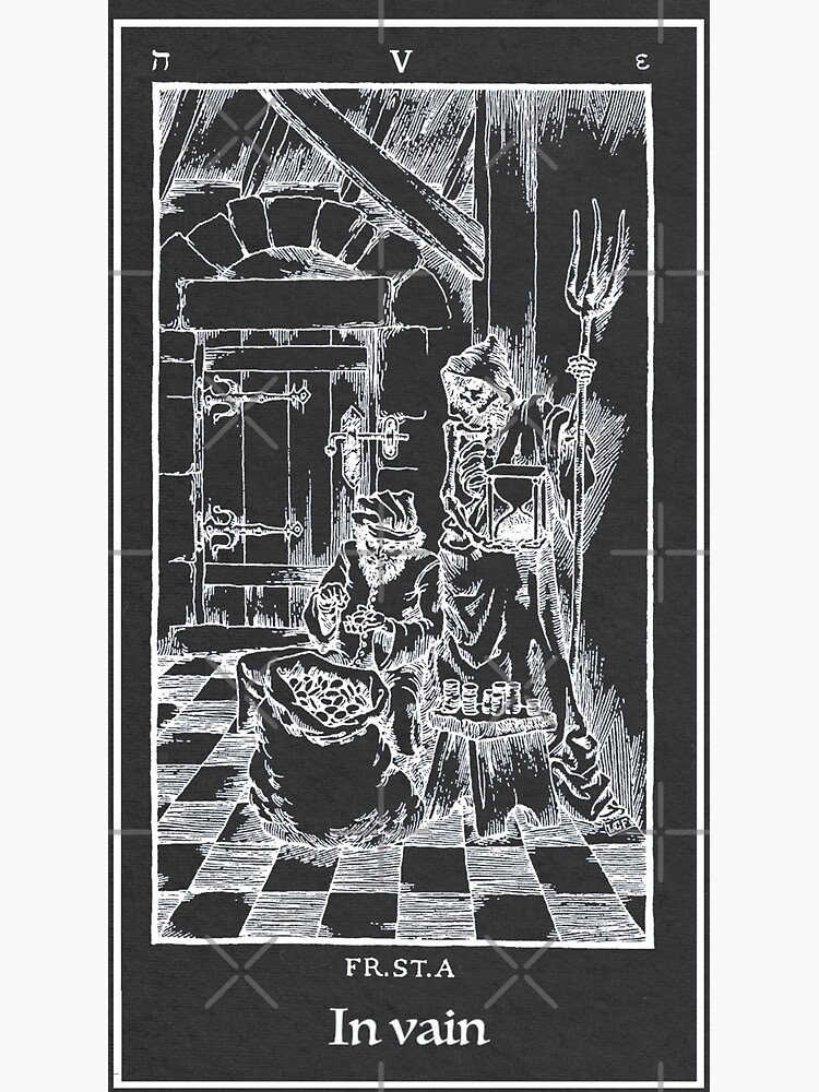 "#5 In vain (LCF version, textured) - The Ninth Gate Engraving" Poster ...