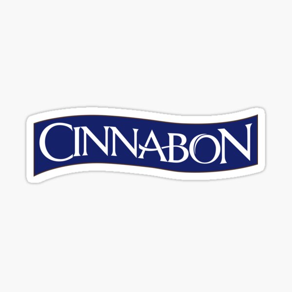 "Cinnabon Logo 1998 - 2016" Sticker for Sale by TheDeepMachine | Redbubble