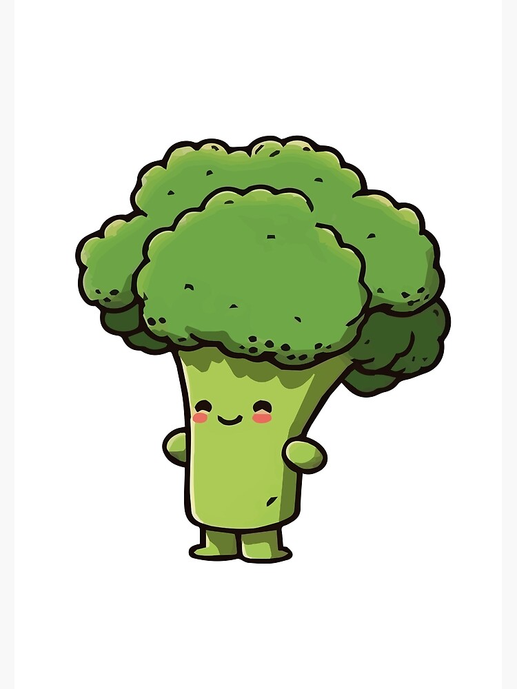 "Veggie Squad: Broccoli the Brave! " Poster for Sale by ai-miilk | Redbubble