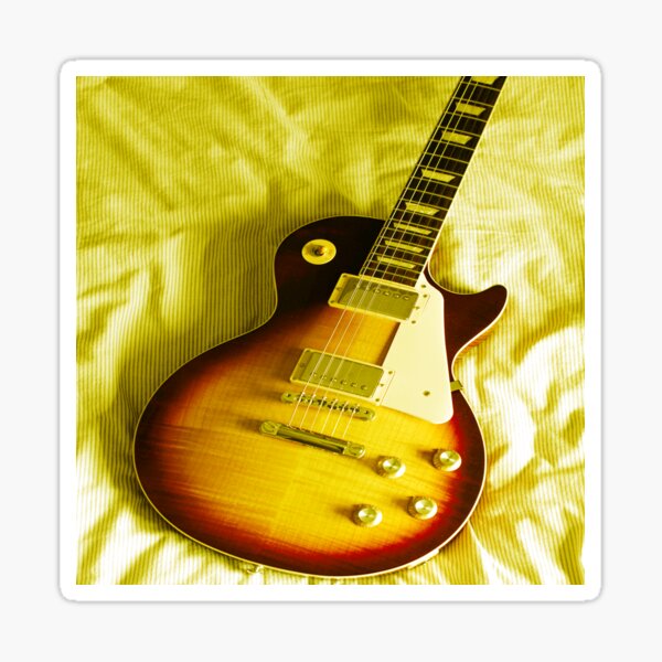 "Electric Guitar" Sticker for Sale by tiki993 | Redbubble