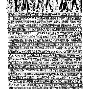 "King Merneptah Stela Shape" Poster for Sale by emhoteb | Redbubble