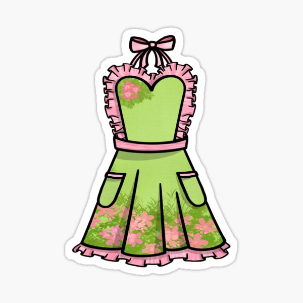 "Apron" Sticker for Sale by honeybeepaper | Redbubble